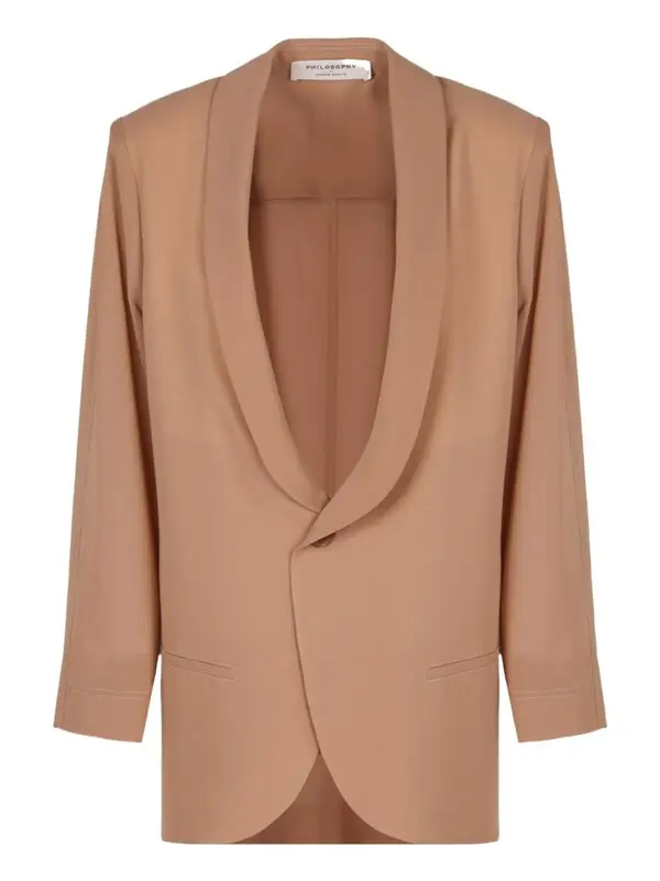 Philosophy Di Lorenzo Serafini Single-breasted Jacket - Nude