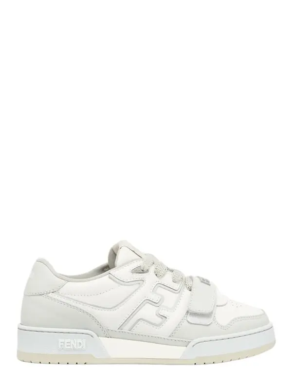 Fendi Low-top Sneakers With Side Logo Detail - White