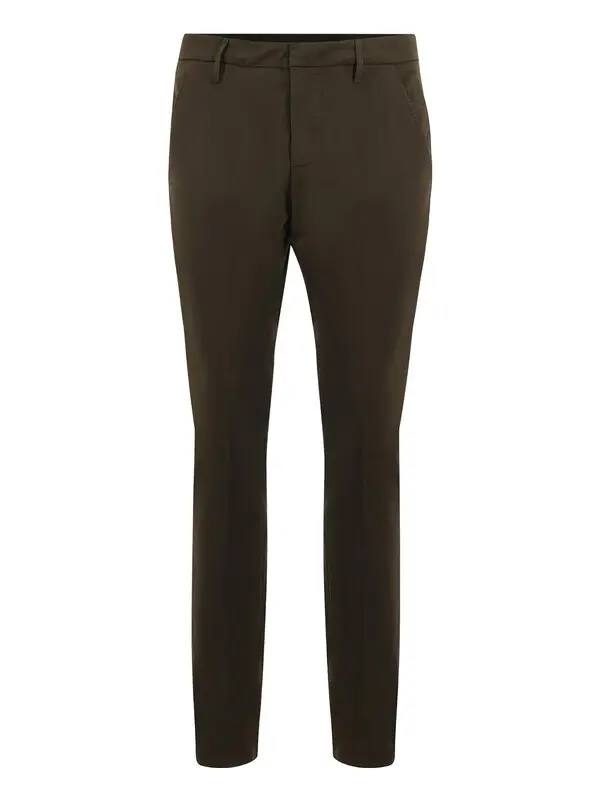DONDUP Slim-fit Chino Trousers - Black