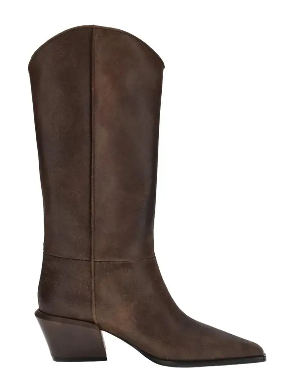 Paris Texas Bettina Heeled Boots - Black