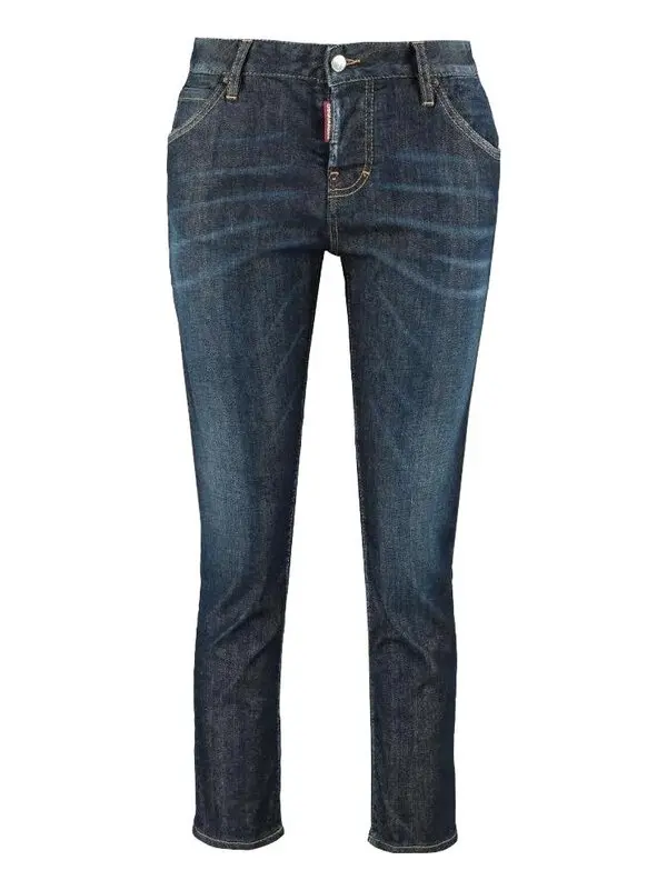 Dsquared2 Logo Detail Jeans - Black