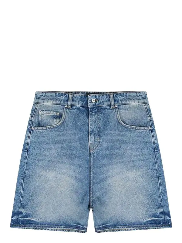 REPRESENT Logo Denim Shorts - Blue