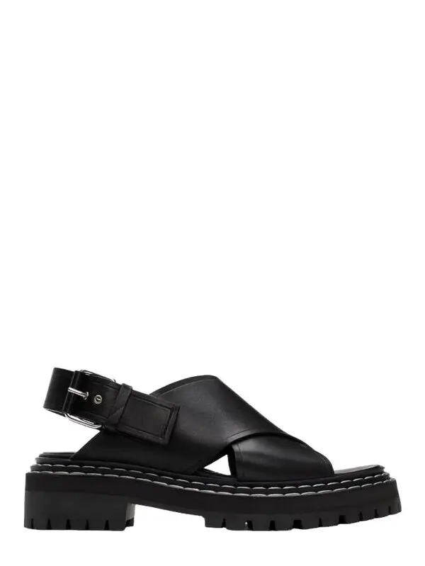 Proenza Schouler Lug Sole Sandals - Black