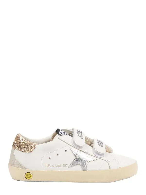 GOLDEN GOOSE Old School Double-strap Sneakers - Bianco