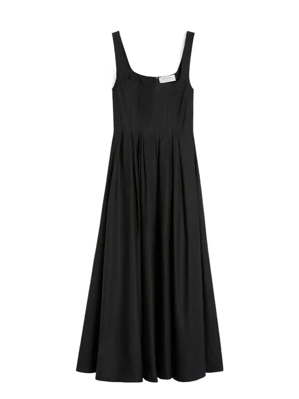 Sportmax Square-neck Maxi Dress - Black