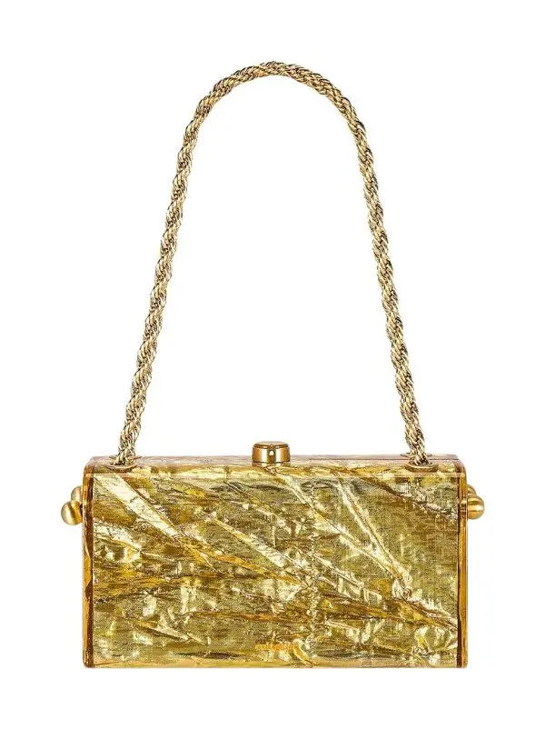 Cult Gaia Twisted Chain Handbag - Nude