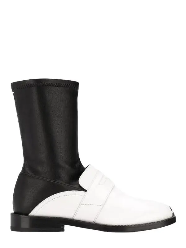 MAISON MARGIELA Tabi Loafer Boots - Black