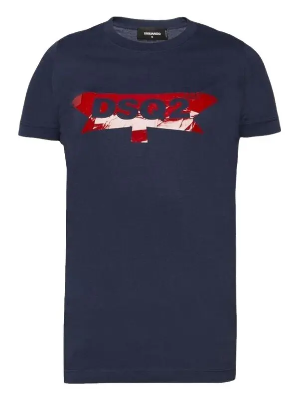 Dsquared2 Logo Detail T-shirt - Blue