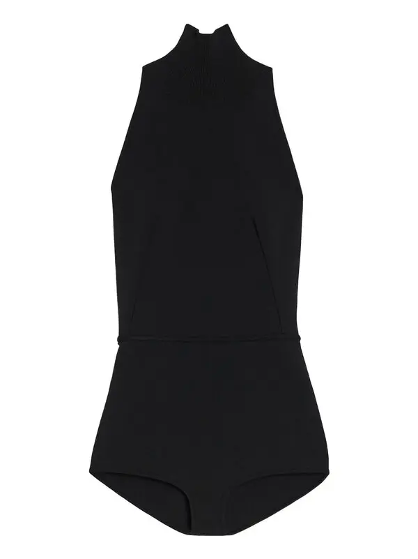 Max Mara Apogeo High-neck Sleeveless Bodysuit - Black