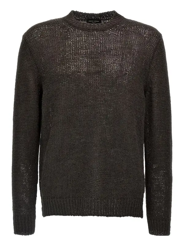 ROBERTO COLLINA Knitted Sweater - Black