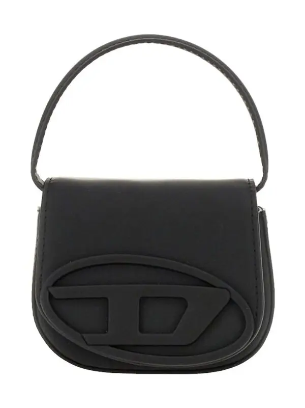 DIESEL® 1dr Iconic Leather Crossbody Bag - Black