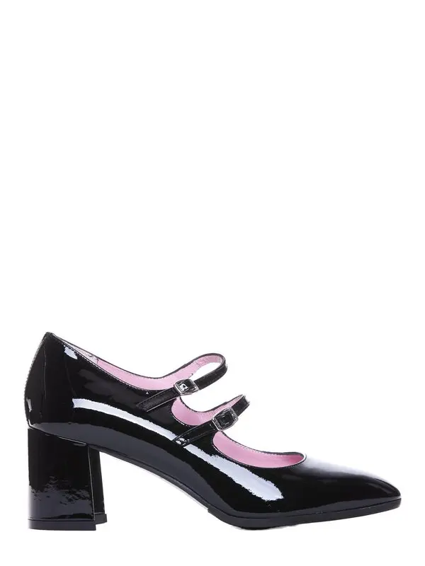 CAREL Alice Buckle-strap Pumps - Black