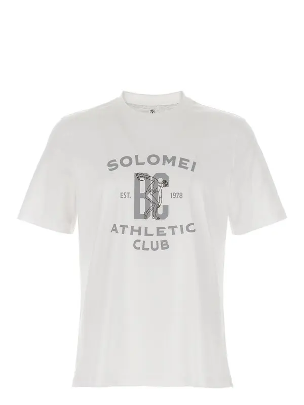 Brunello Cucinelli Graphic Printed Crewneck T-shirt - No