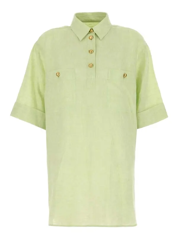 Valentino Garavani Linen Shirt - Yellow