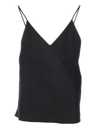 Max Mara Quassia V-neck Sleeveless Tank Top - Black