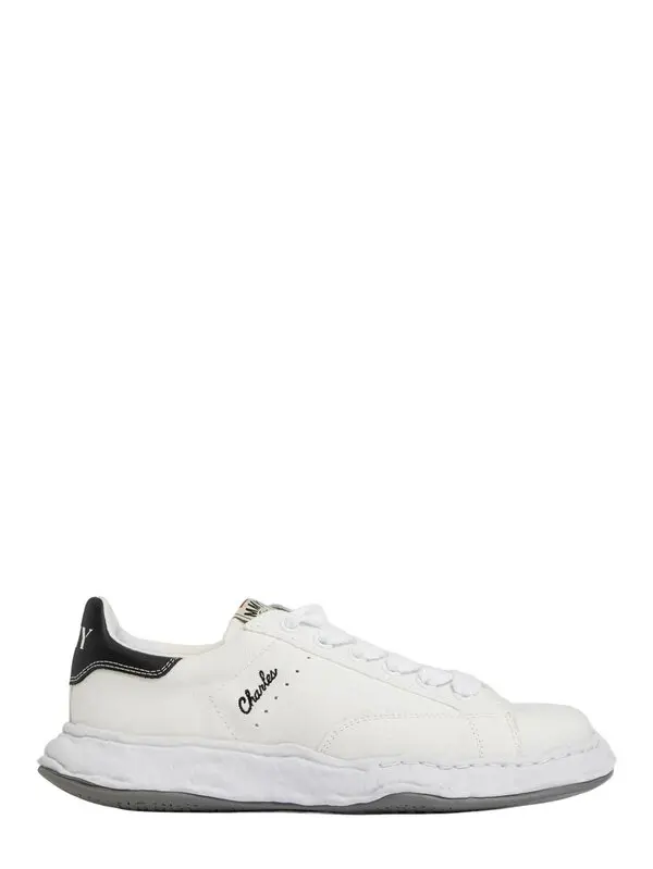 Mihara Yasuhiro Low Top Lace-up Sneakers - White