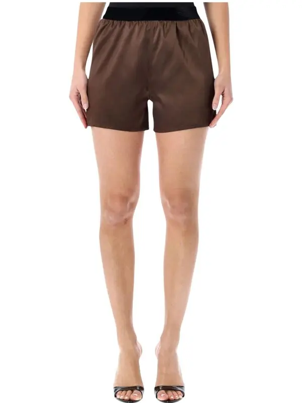 TOM FORD Logo Waistband Shorts - Nude