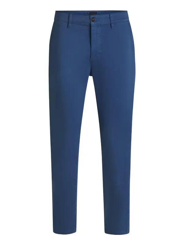 Hugo Boss Tailored Belt Loop Trousers - Blue
