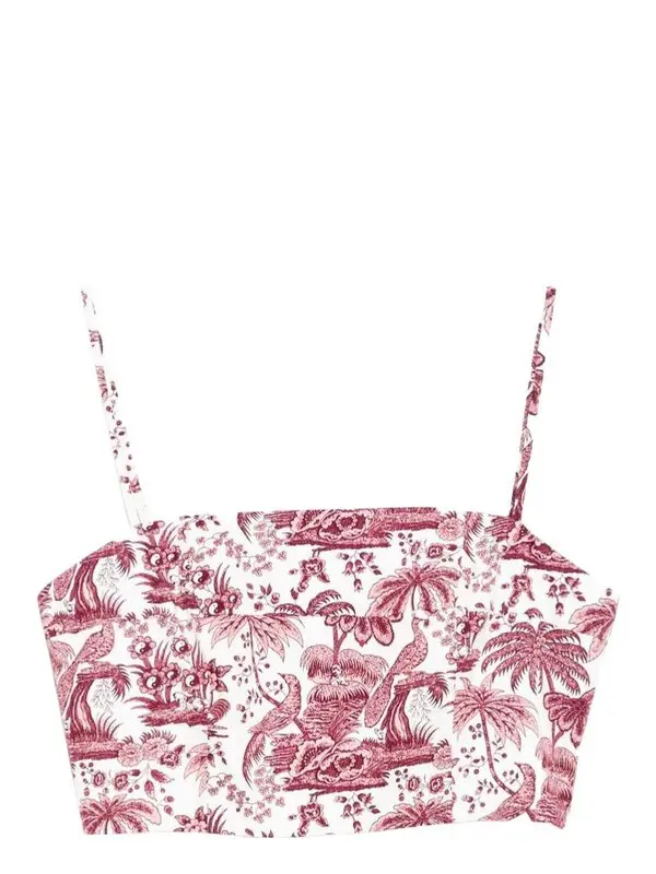 Staud Federico Tank Top - Pink