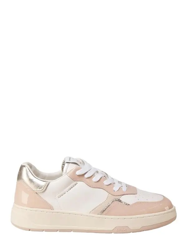 CRIME LONDON Timeless Lace-up Sneakers - Nude