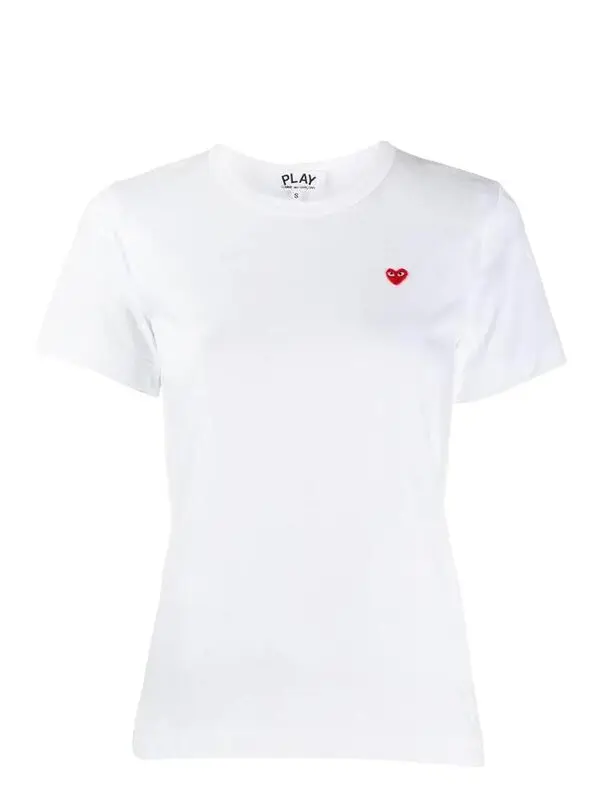 Play Comme Des Garcon Heart T-shirt - White