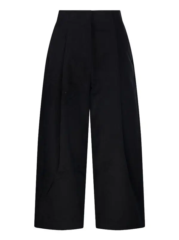 Studio Nicholson High-waisted Trousers - Black
