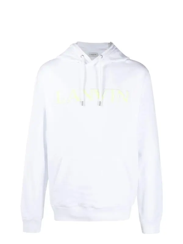 LANVIN Curb Lace Hoodie - White