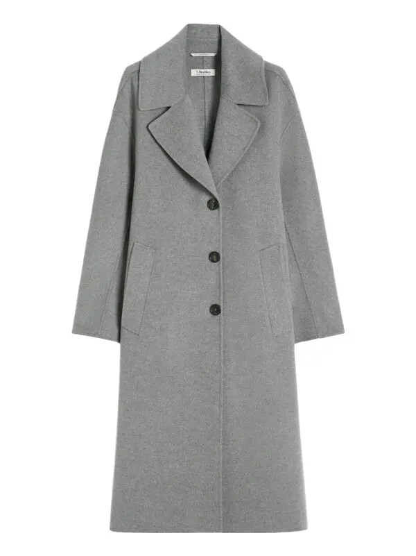 Max Mara Zoe Single-breasted Coat - Medium Gray