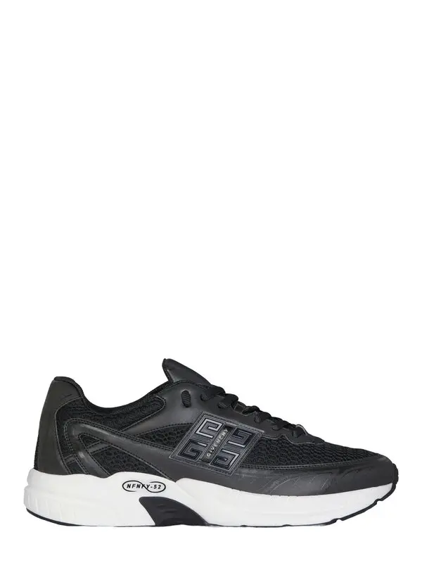 Givenchy 4g Paneled Low-top Sneakers - Black