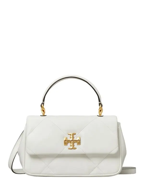 Tory Burch Kira Foldover Top Tote Bag - White