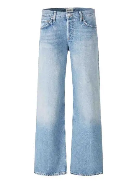 AGOLDE Low-rise Loose Jeans - Blue