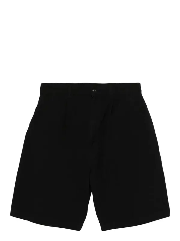 Junya Watanabe Pleated Bermuda Shorts - Black