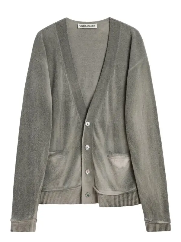 Our Legacy Parallel Cardigan Knitwear - Grey
