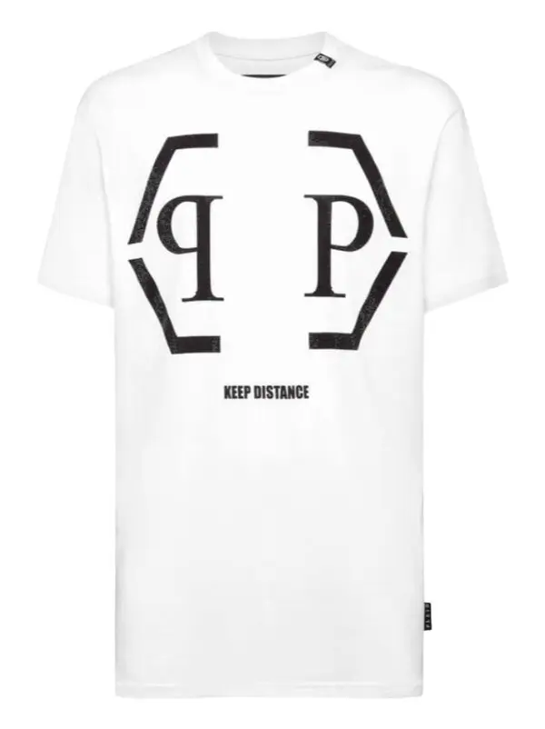 Philipp Plein Logo Details T-shirt - White