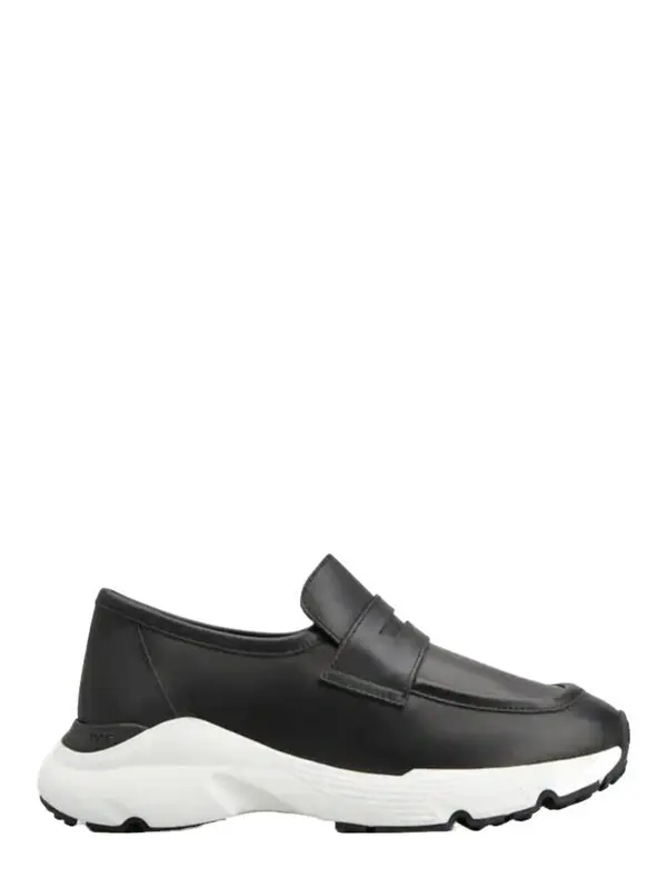 TOD'S Leather Penny-slot Sneakers - Black