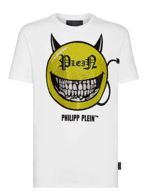 Philipp Plein Logo Details T-shirt - White