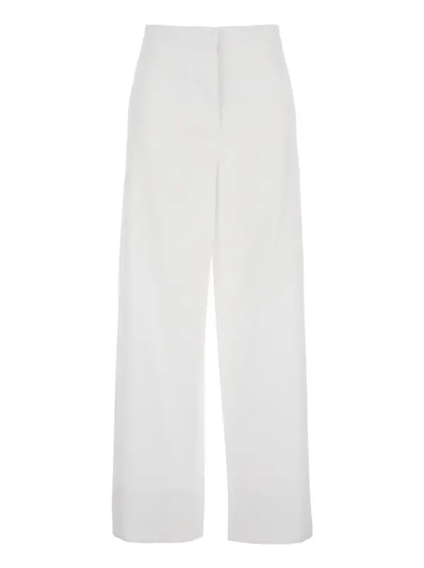 TOTEME Twisted Seam Trousers - White