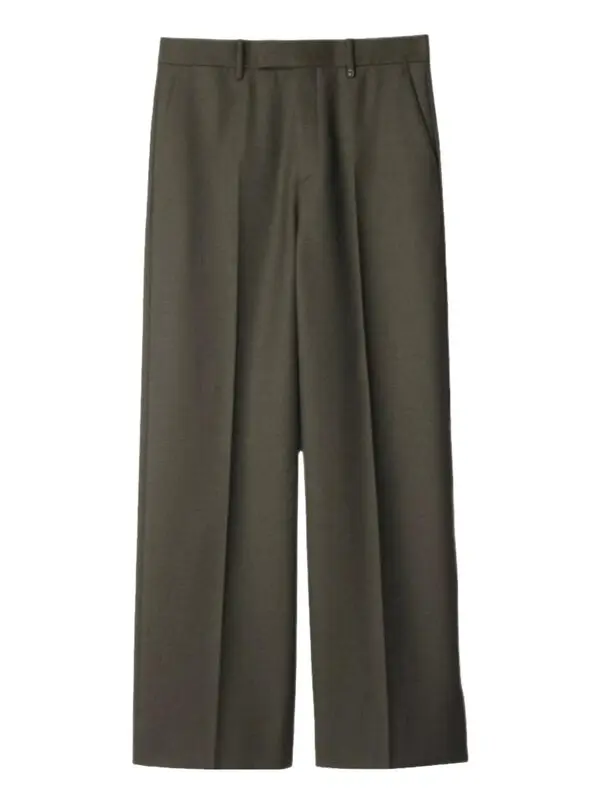 Burberry Tailored Straight-leg Trousers - Lacustrine Melange