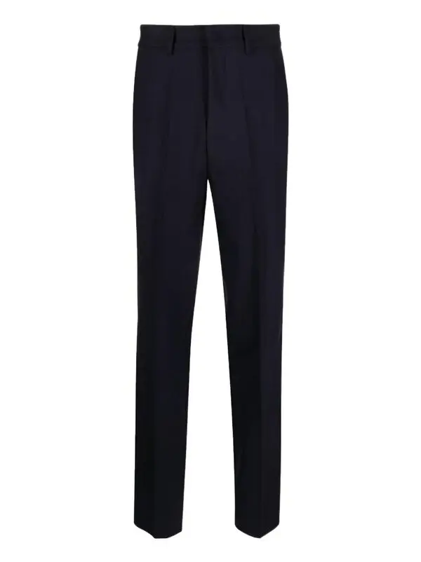 P.a.r.o.s.h Virgin Wool Tailored Trousers - Black