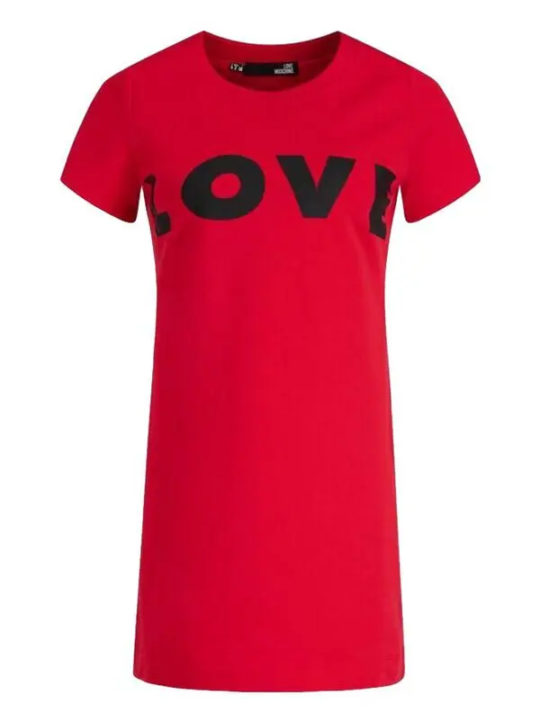 Moschino T-shirt Dress - Red