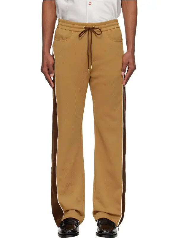 Casablanca Chenille Track Pants - Brown