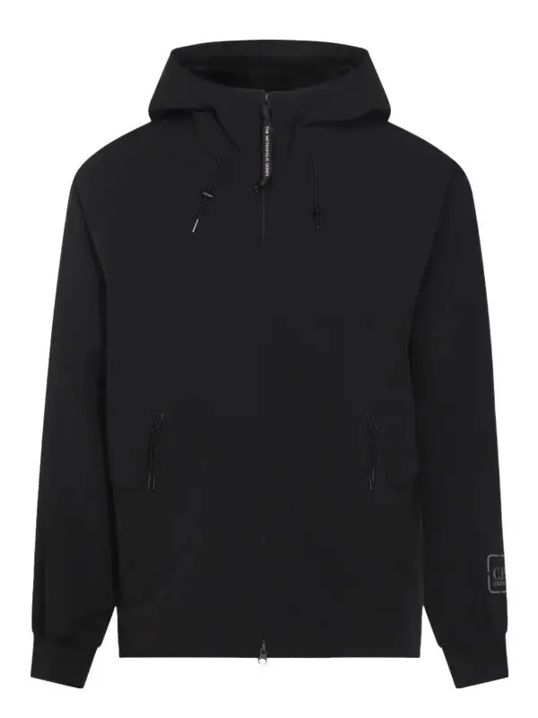 C.P. COMPANY Hooded Utility Jacket - Black