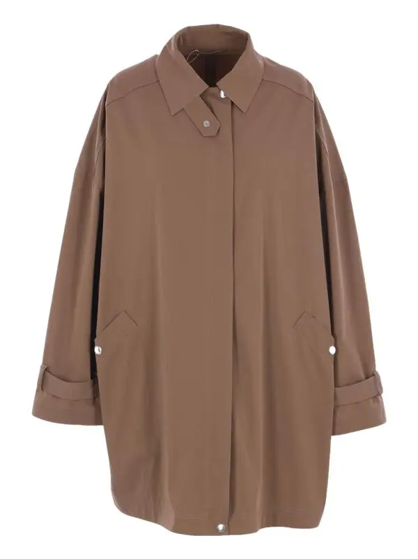 TOTEME Oversized Trench Coat - Brown