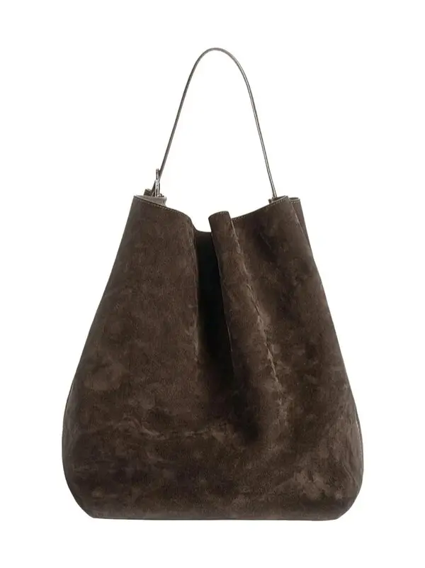 TOTEME Slouchy Shoulder Bag - Black