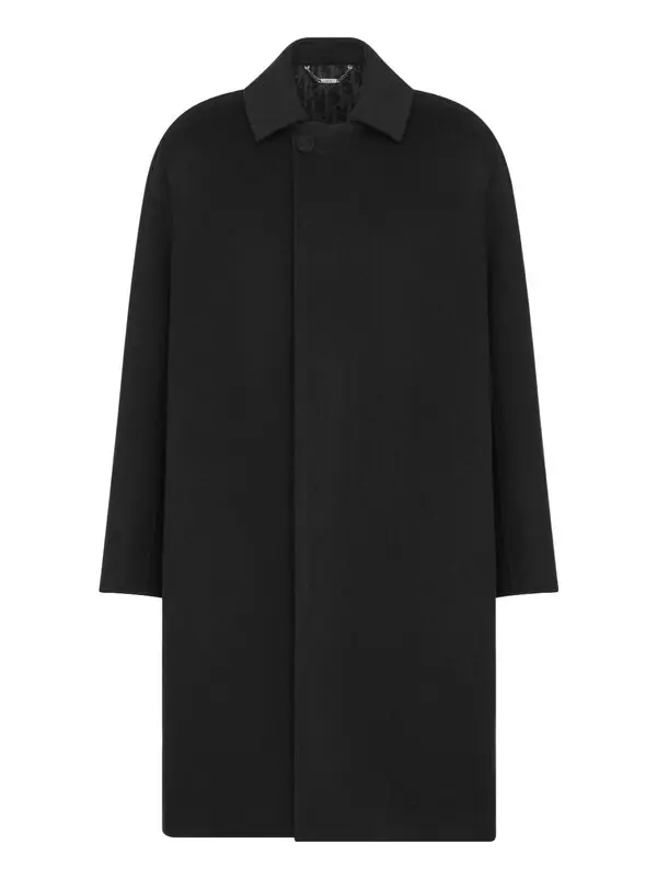 Dior Long Sleeved Double Sided Coat - Black