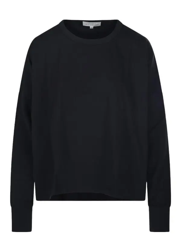 Studio Nicholson Long Sleeve Crewneck T-shirt - Black