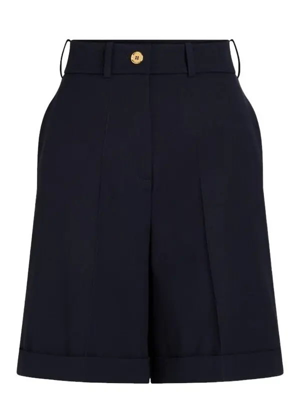 PATOU Tailored Bermuda Shorts - Navy Black