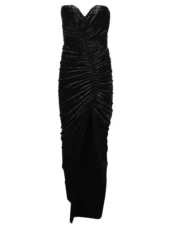 Alexandre Vauthier Ruched Strapless Dress - Black