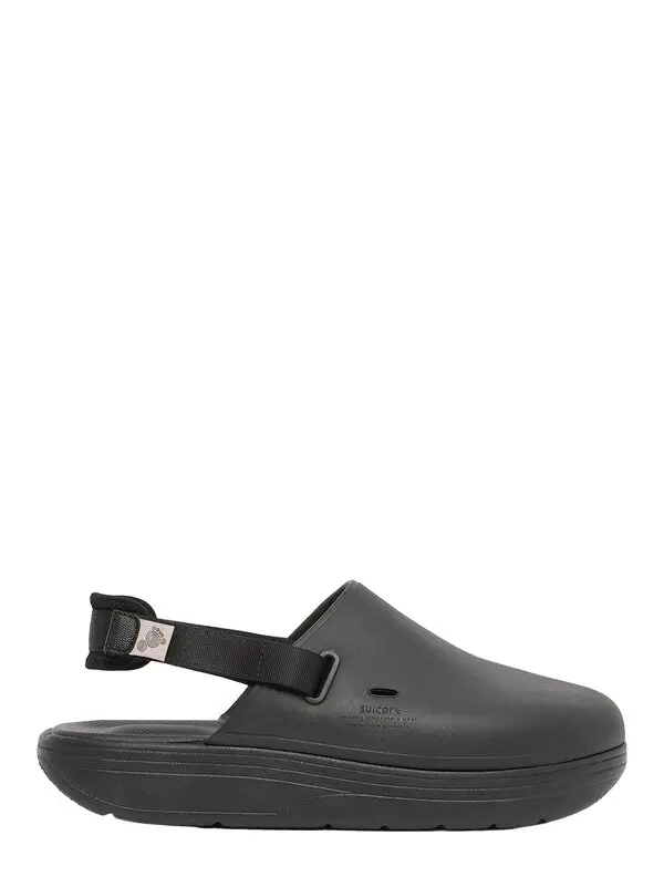 Suicoke Round-headed Slip-on Clogs - Black