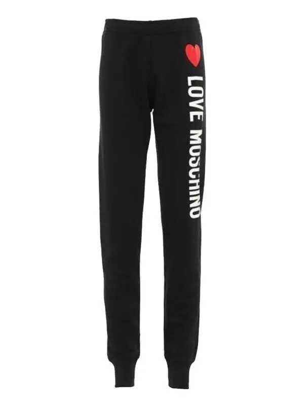 Moschino Printed Casual Pants - Black